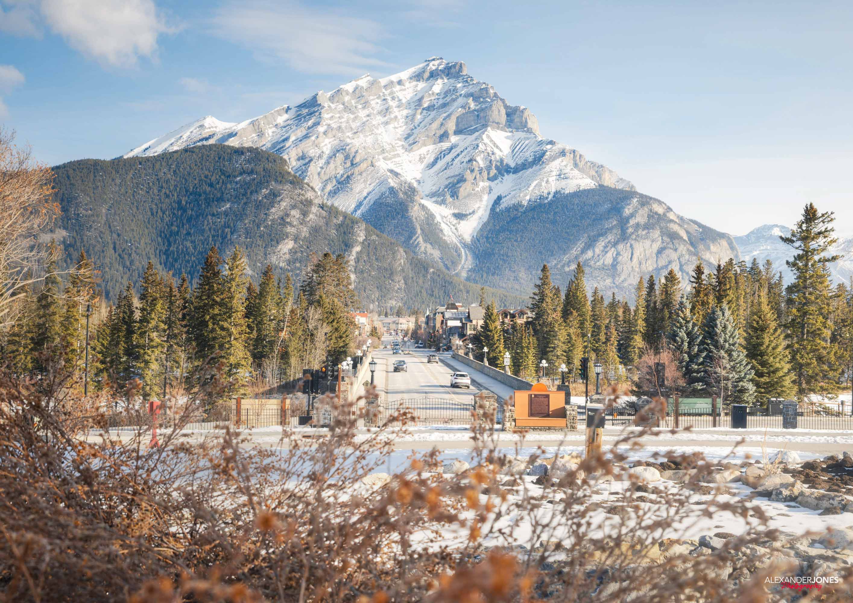 Cascade Spring Sunshine | Banff National Park | Alexander Jones Photography